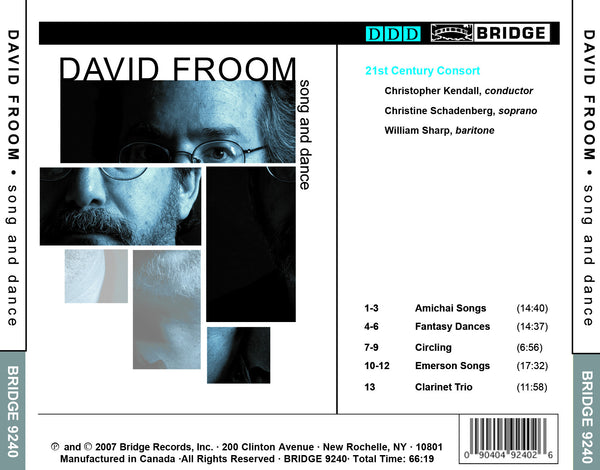 Music of David Froom BRIDGE 9240 – Bridge Records