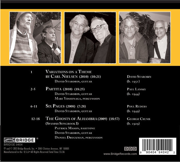 David Starobin: New Music with Guitar, Vol. 8 BRIDGE 9404 – Bridge Records